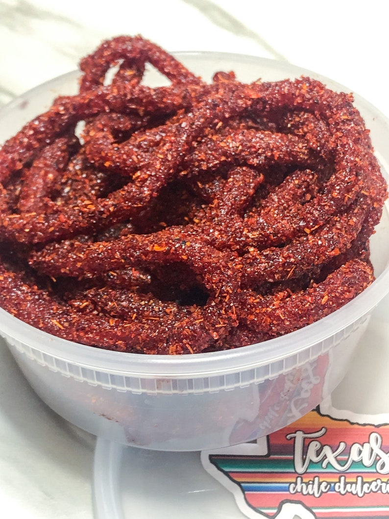 Chamoy Sour Strawberry Straws – Texas Chile Dulceria